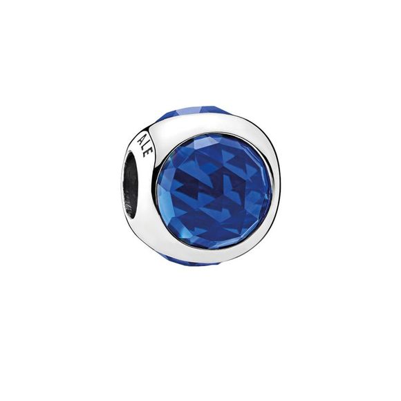 Pandora | Jewelry | Pandora Silver Royal Blue Crystal Radiant Droplet ...